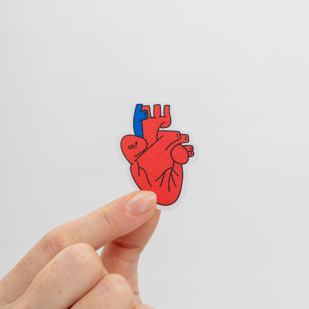 Sticker Corazón - Oh! Wear